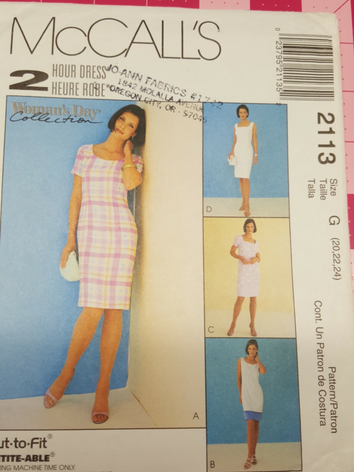 Simplicity Pattern 3894 Jacket Top Pants Skirt Sizes 20W 22W 24W 26W ...