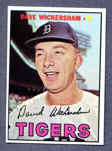 1967 Topps #112 Dave Wickersham - Detroit Tigers NM | eBay