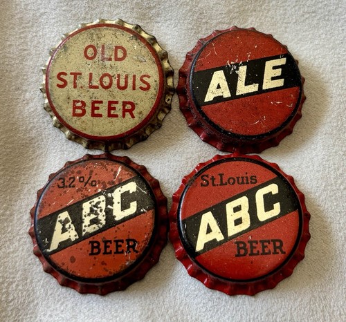 ABC Brewing Co St. Louis MO Cork Lined Beer Bottle Caps | eBay