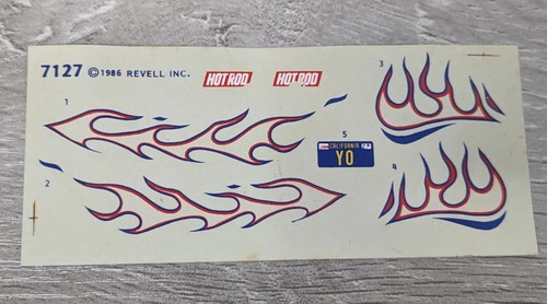 Revell 7127 (34' Ford Coupe) Model Kit Decal Sheet - Unused | eBay