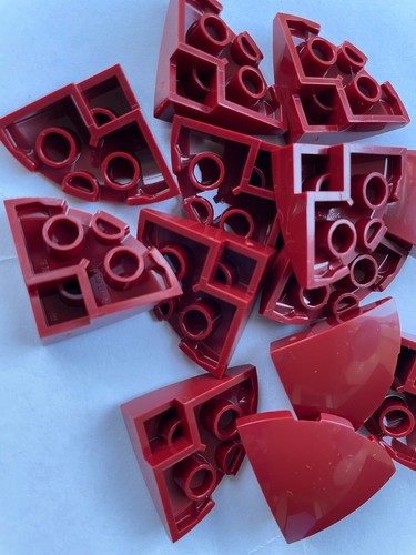LEGO-NEW-#76797-DARK RED-SLOPE CURVED 3 X 3 CORNER/ROUND-5 PIECES | eBay