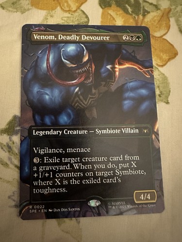 Venom, Deadly Devourer (Borderless) Marvel's Spider-Man: Eternal-Legal Regular | eBay