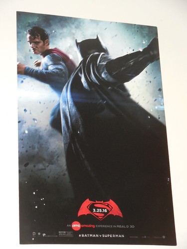 Batman V Superman AMC "A" 11x17 Promo Movie POSTER | eBay