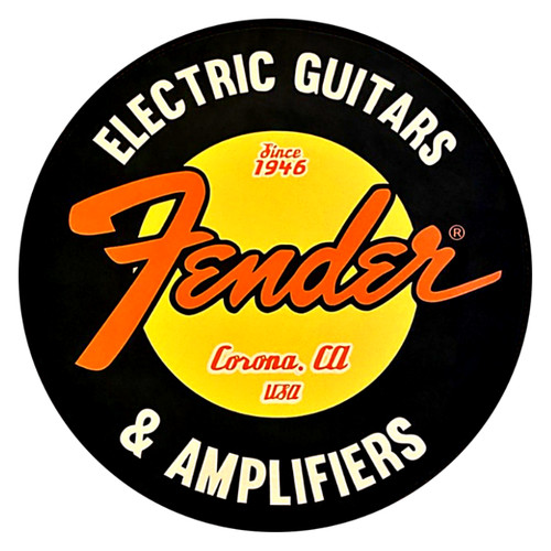 Vintage Replica Fender Guitar Sticker Decal. Electric Guitars and Amps ...