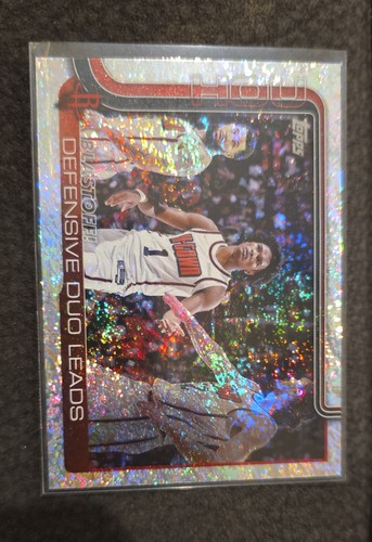 2025-26 Topps - Checklist Amen Thompson #297 Sandglitter | eBay