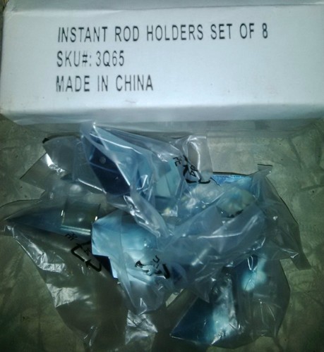 Instant Up Curtain Rod Holders Set of 8 | eBay