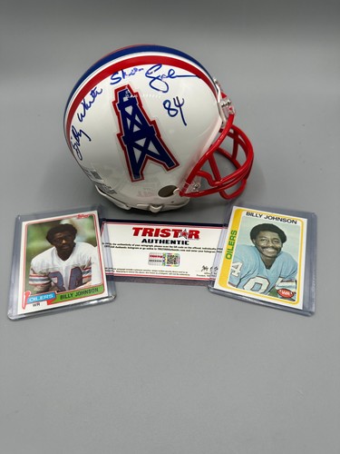Billy "White Shoes" Johnson Houston Oilers Autograph Tristar signed ...