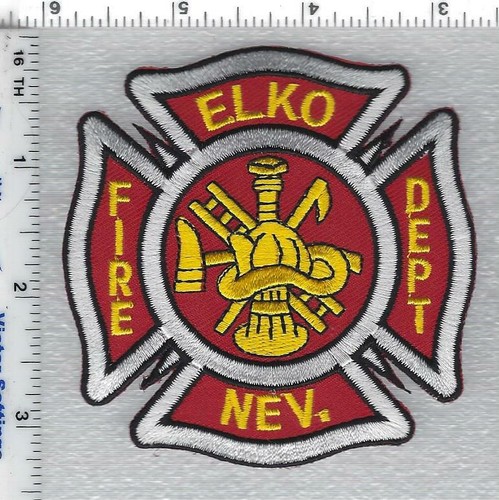 Elko Fire Department (Nevada) Shoulder Patch | eBay