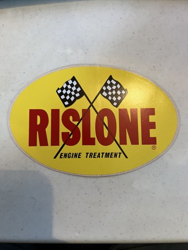 Rislone engine treatment-vintage 60’s-70’s Racing/ Decal Sticker | eBay