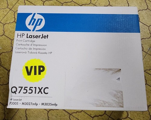 HP Black Toner Cartridge Q7551xc new | eBay