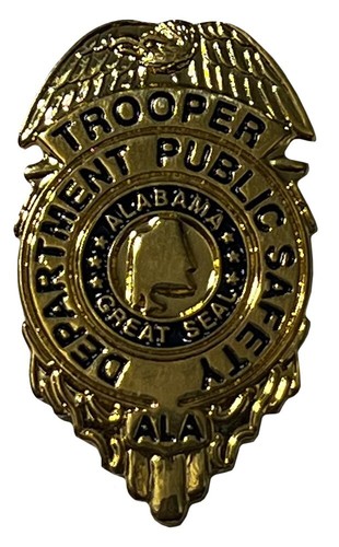 Wholesale Lot of 12 Alabama Dept Public Safety Badge Hat Cap Lapel Pin ...