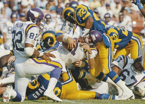 Wade Wilson Quarterback For The Minnesota Vikings Old Sports Photo | eBay