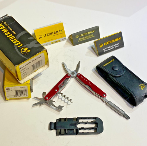 Leatherman Red JUICE C2 NIB w/Papers,New Removable Bit Driver w/New ...