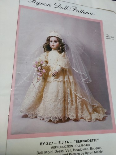 Byron Doll Patterns BY-227 - EJ 14- "Bernadette" Fits 18 1/2 " Dolls | eBay