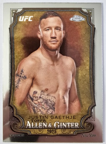 2025 Topps Chrome UFC Allen & Ginter Justin Gaethje #AAG-26 | eBay