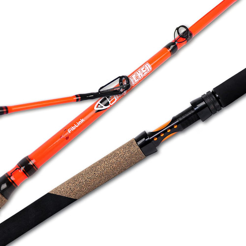 Catfish Fishing Rods, 2 Piece Catfishing Pole, Medium Heavy Spin - 7'6 ...