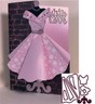 Princess Dress Metal Cutting Dies Scrapbooking Card Making Stencil ...