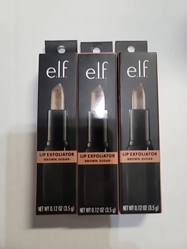 LOT OF 3 e.l.f. ELF Lip Exfoliator Brown Sugar Brand New Unopened In ...