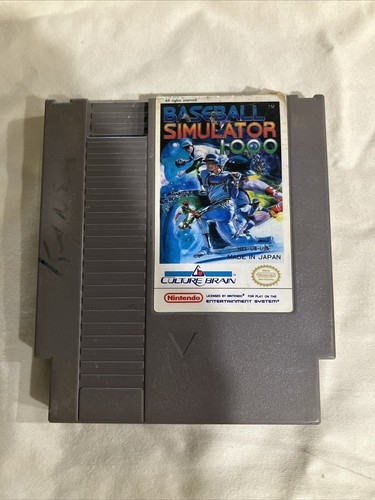 Baseball Simulator 1000 (Nintendo Entertainment System, NES) game | eBay