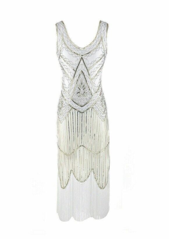 White Flapper Dress Costume