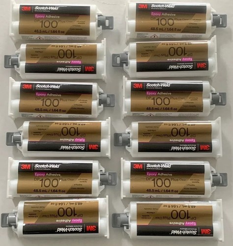 3M Scotch-Weld Epoxy Adhesive DP100 Plus Clear, 1.64 oz (Qty Of 12) | eBay
