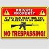 ATTENTION PRIVATE PROPERTY KEEP OUT - NEW ALUMINUM SIGN 9 X 12 ...