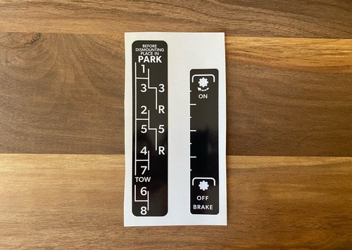 John Deere Syncro-Range Shift Pattern Decal For 4010 4020 4320 | eBay