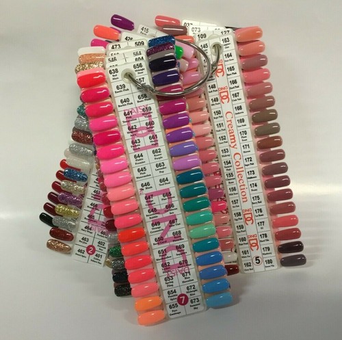 DC&DND Daisy Color Chart Gel Polish Color Sample Chart Palette Display ...