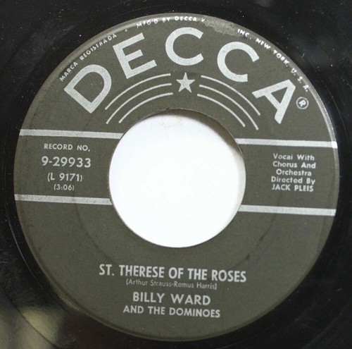 50'S And 60'S 45 Billy Ward And The Dominoes - St. Therese Of the Roses ...
