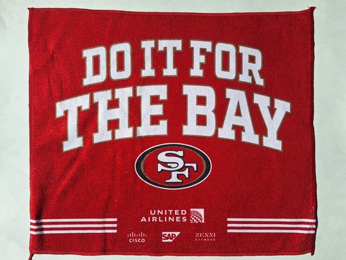 49ers Do It For The Bay San Francisco SGA SF Forty Niners Rally Towel ...