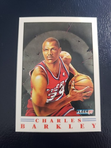 Charles Barkley Patrick Ewing 1991 Fleer Pro Visions WRONG BACK ERROR ...