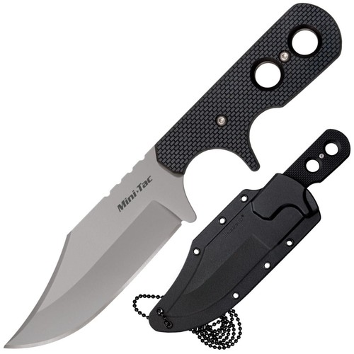 Cold Steel MINI TAC Clip Point Fixed Blade 8Cr Steel CS49HCF | eBay ...