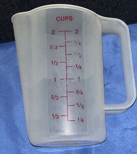 tupperware 2 cup measuring cup products for sale | eBay