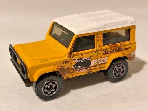 Matchbox Land Rover 90 Yellow, Archaeologist, Dino Search, RARE! loose ...