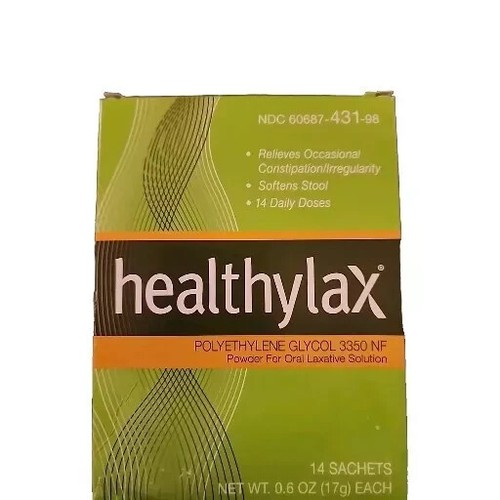 Healthylax Polyethylene Glycol Powder Sachets 14ct | eBay
