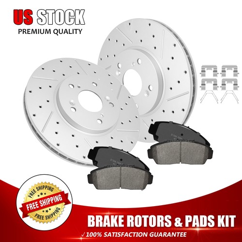 Front Brake Rotors Ceramic Pads For 1999 2000-2014 Acura CL/TL/TSX ...
