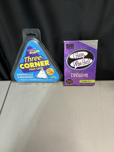 Three-Corner Addition and Subtraction T1670. EAI Division Flash Cards 1 ...