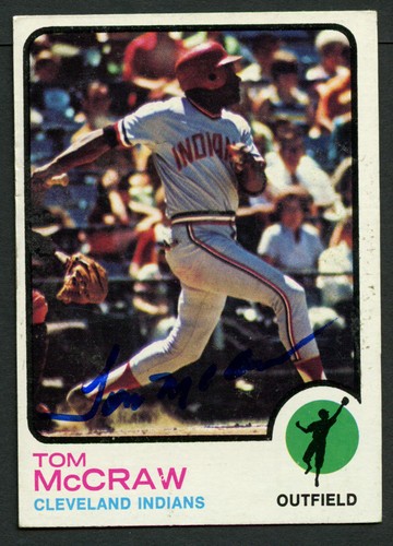 Tom McCraw #86 signed autograph auto 1973 Topps Baseball Trading Card ...