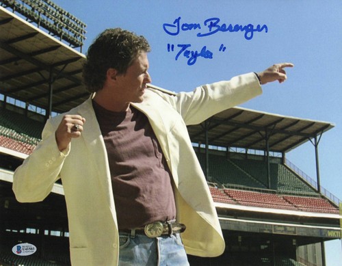 TOM BERENGER SIGNED AUTOGRAPH 11X14 PHOTO JAKE 'MAJOR LEAGUE BECKETT ...