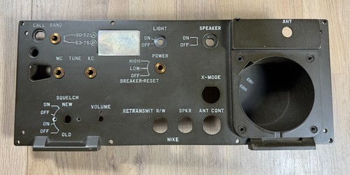 Military Radio Set RT-524 VRC Front Panel M151 M35 Humvee Transceiver ...