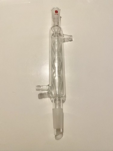 24/40 Glass Allhin Condenser Ball Shape For 250ml Lab Soxhlet Extractor ...