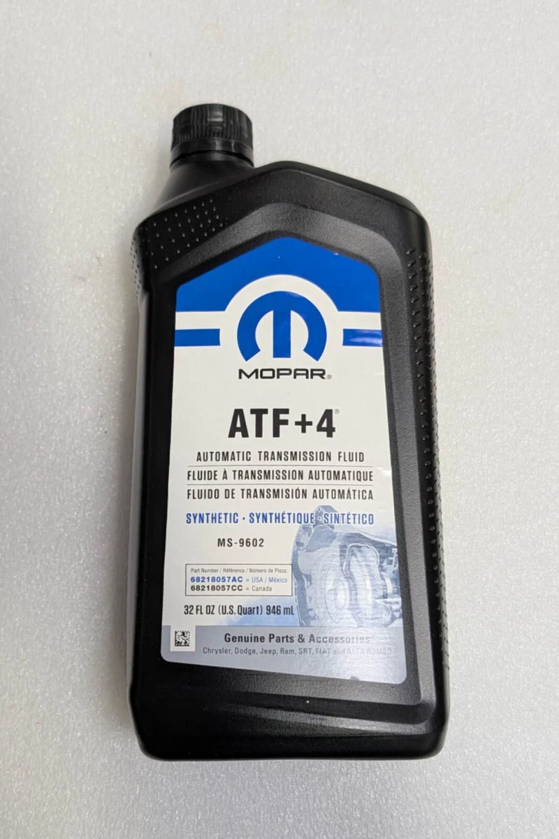 Dexron Vi Transmission Fluid Mopar Atf+4 Automatic Transmission Fluid ...