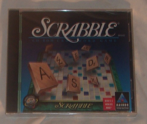 VINTAGE SCRABBLE CD ROM PC GAME FOR WINDOWS 95 & MAC IN NEW CONDITION ...