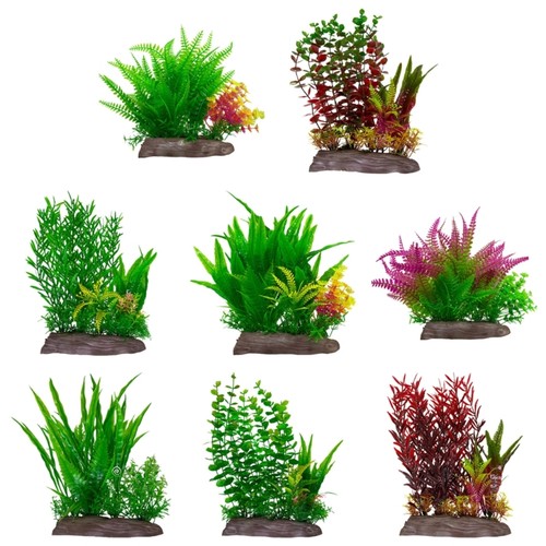 Simulation Water Plant Fishtanks Ornament for Home Office Use Aquariums ...