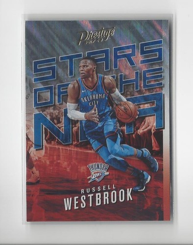 2017-18 Prestige Stars of the NBA Mist #3 Russell Westbrook Thunder | eBay