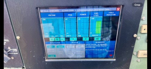 Military Generator Mep 805B MEP 806B Generator Color Screen Interface ...