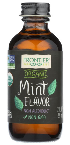Frontier Organic Non-Alcoholic Mint Flavor for Baking 2 fl.oz. | eBay