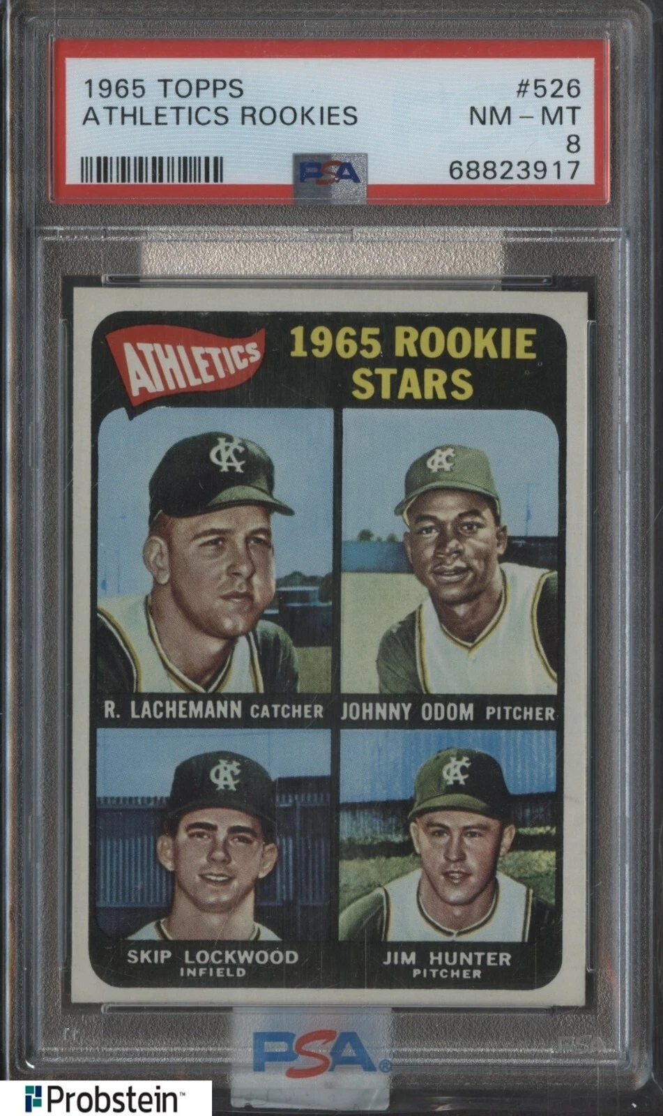 Catfish Hunter 1965 Topps #526 Rookie Stars Price Guide - Sports Card ...