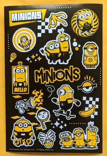 Minions-The Rise of GRU Sticker Sheet. | eBay