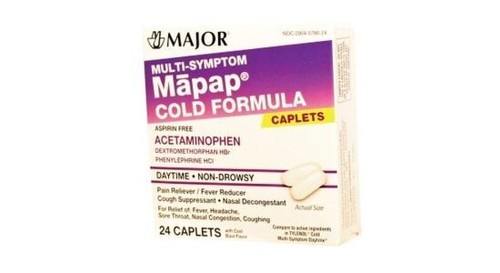 MAPAP ACETAMINOPHEN COLD 325MG CAPSULE 24CT | eBay